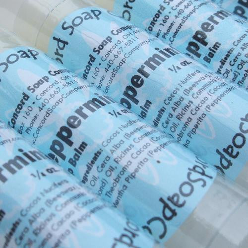 Peppermint Handmade Lip Balm Stick – Concord Soap Company
